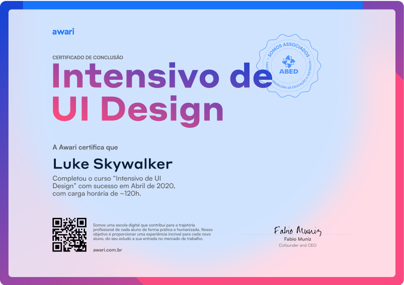 Curso Online de UI Design | Trilha de Design | Awari